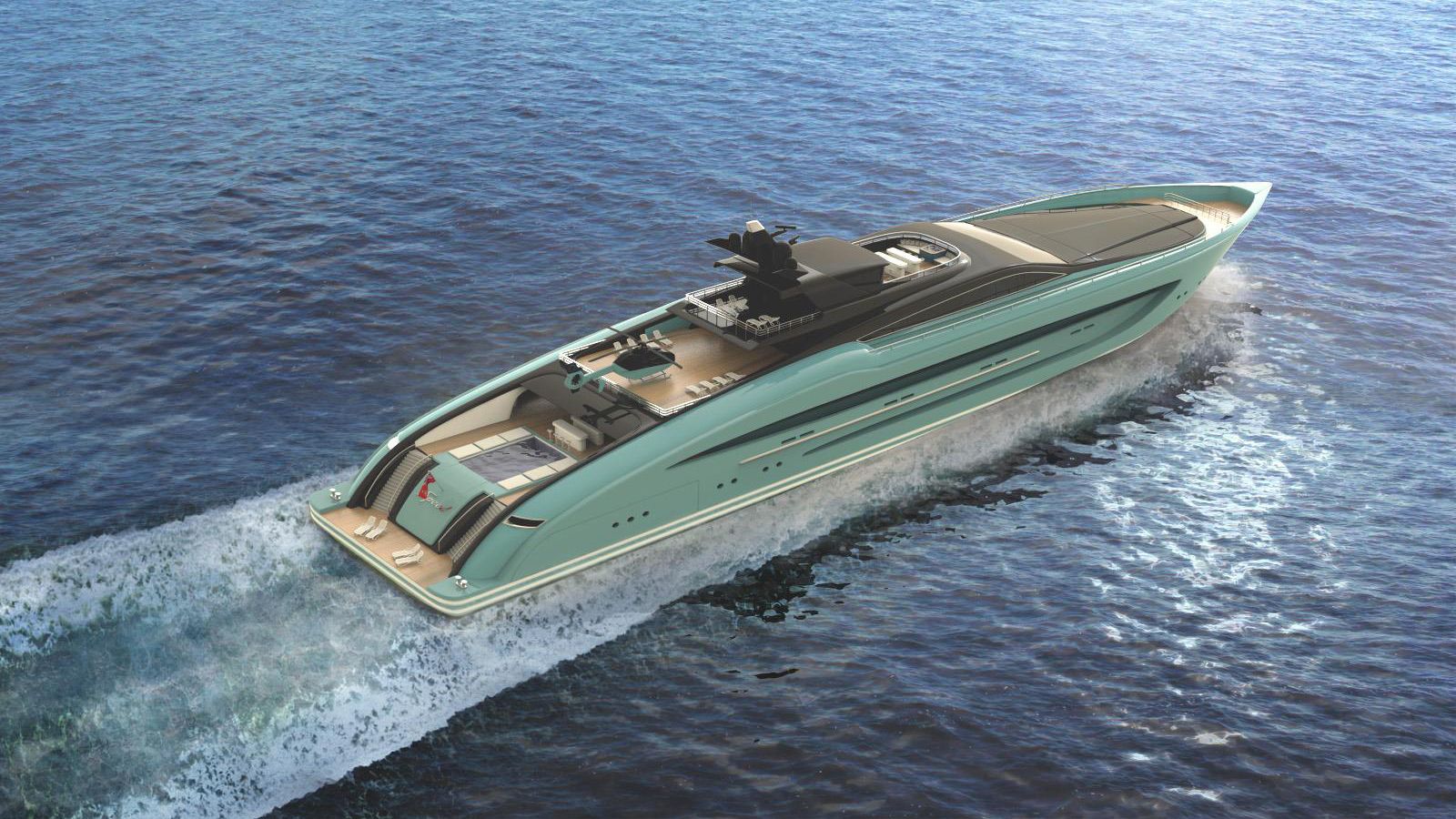 Strand Craft reveals 93m yacht concept Project Speed